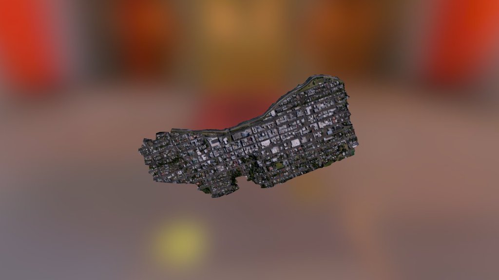 New Plymouth CBD 3d Mesh - 3D model by btwcompany [f2cfa26] - Sketchfab
