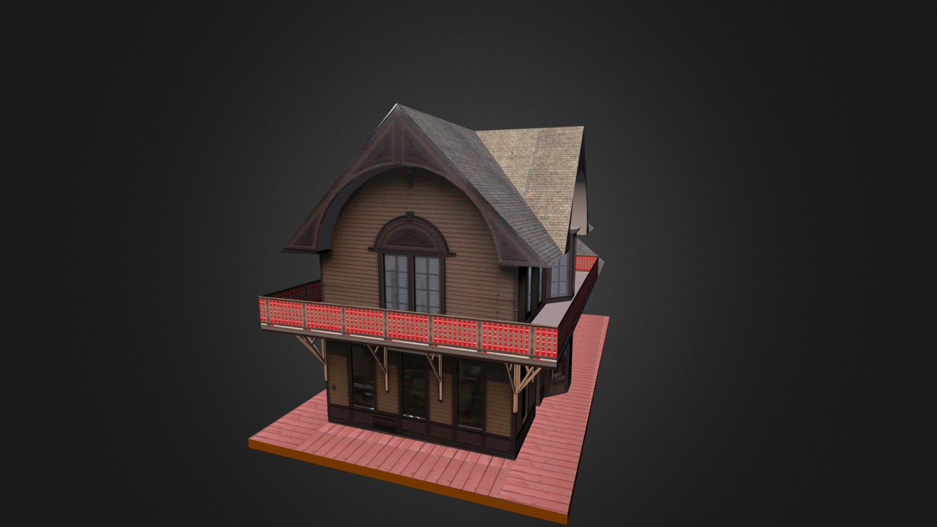 nice house - 3D model by acgrafix [f2d03ef] - Sketchfab