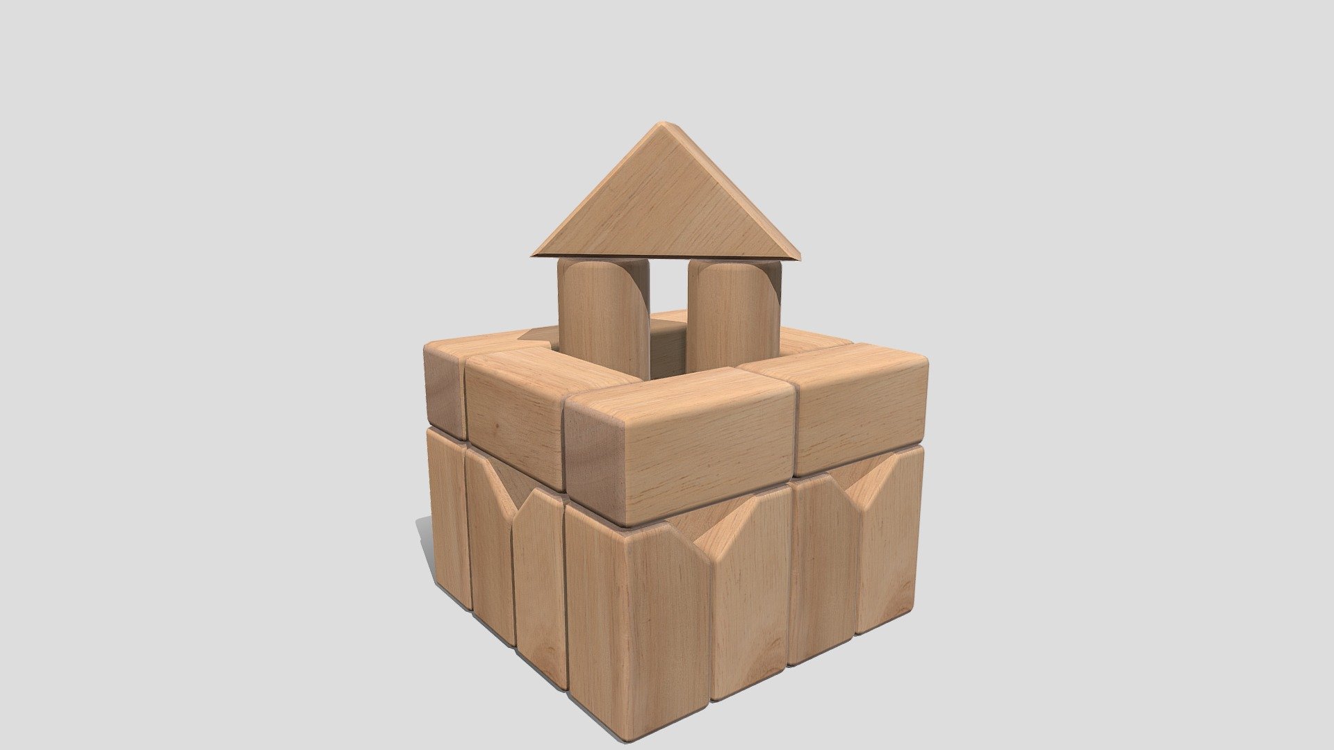 CGT 116 Assignment 6b: Unit Block Intermediate - Download Free 3D model ...