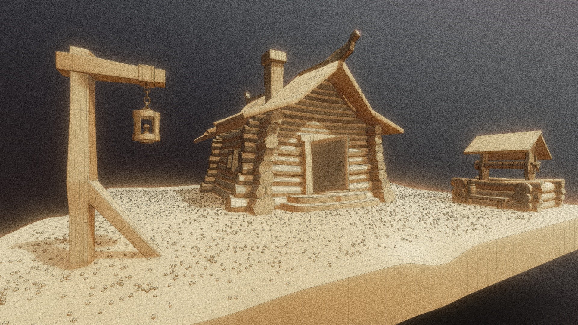 Mysterious house - 3D model by egsmrnv [f2d1c63] - Sketchfab