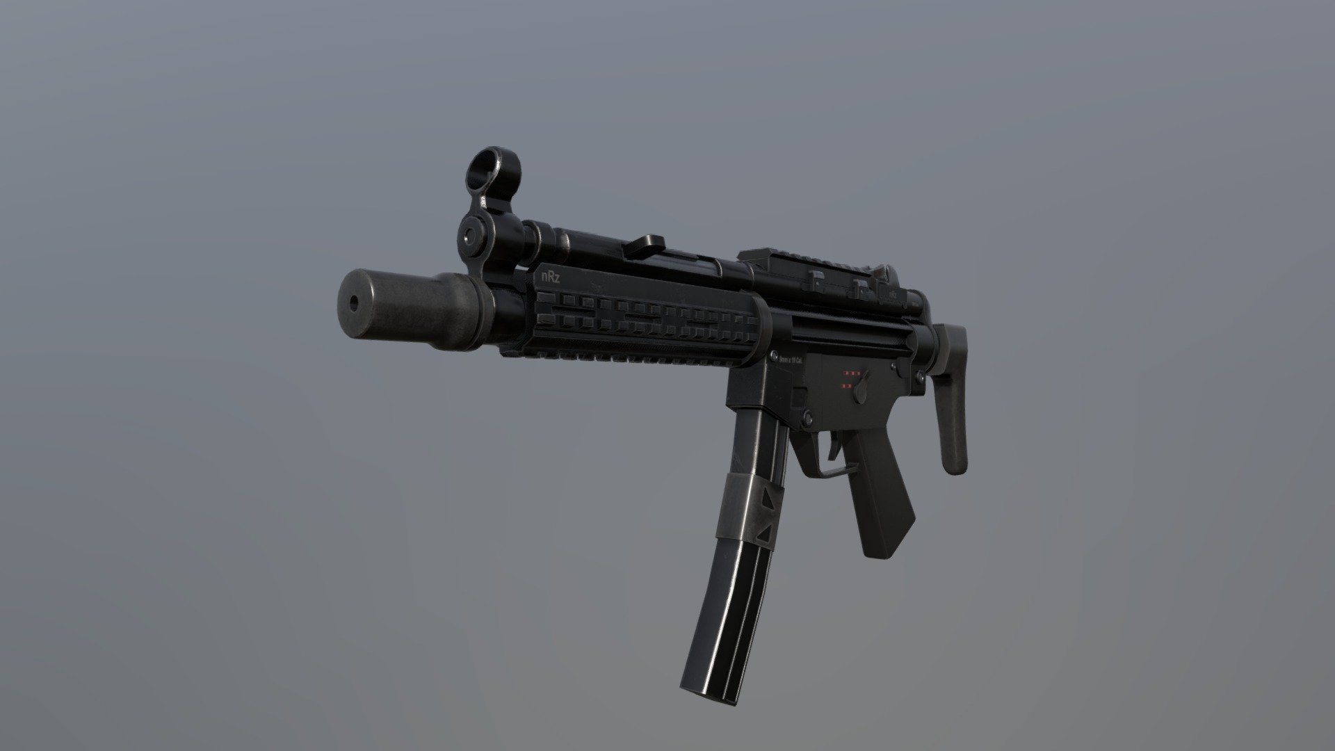 MP5-A4 Sub Machine Gun - Download Free 3D model by Abdelkarim Zahr (@abdelkarimzahr) [f2d38ac ...