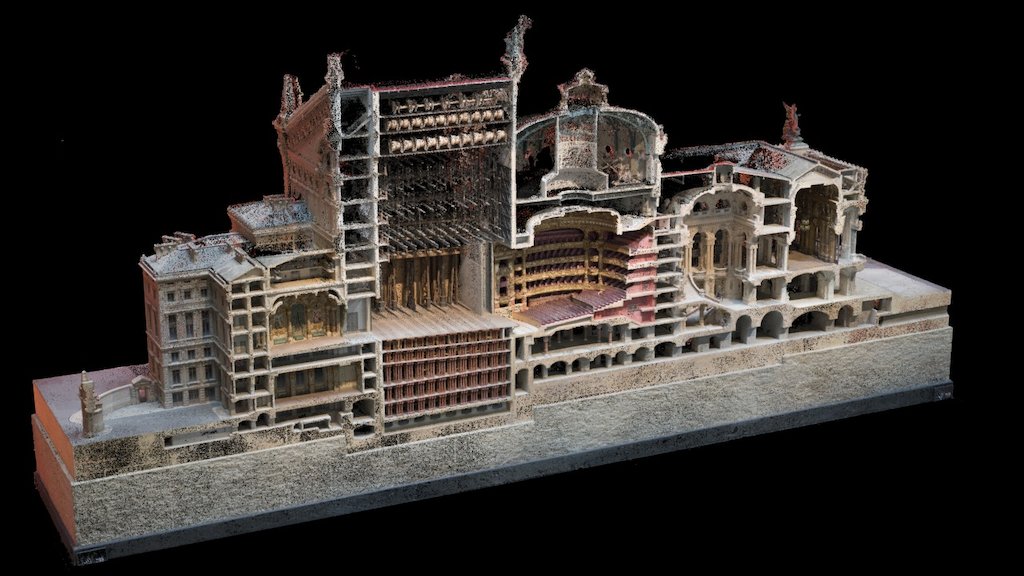 Opéra de Paris (Point Cloud) - 3D model by Benoît Rogez (@shadows44 ...