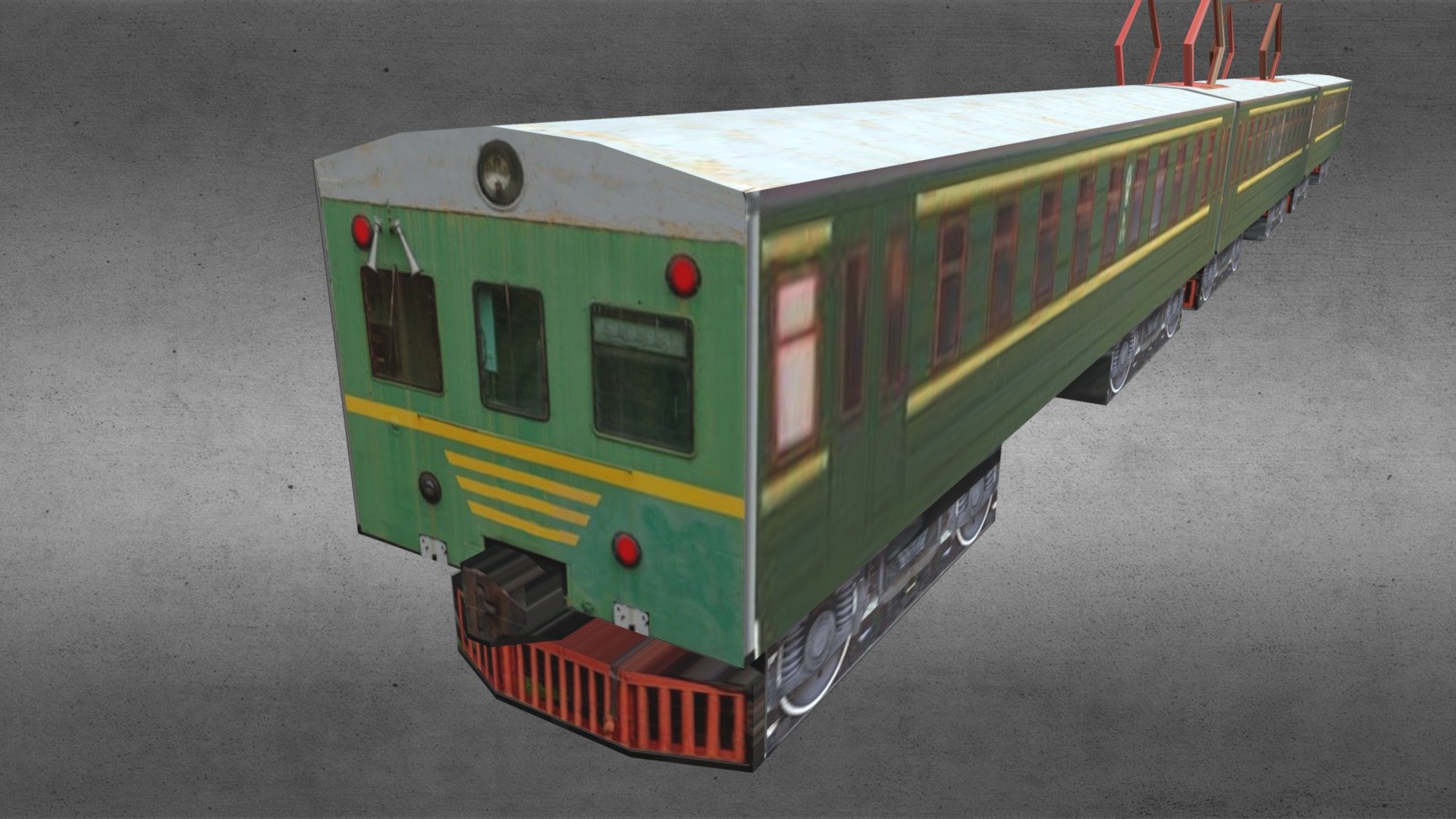 SR3 USSR electric train|советская электричка СР3 - Download Free 3D ...