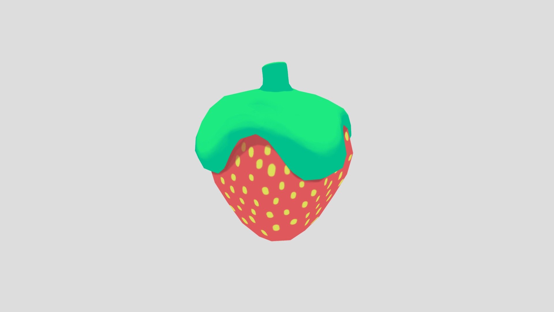 Strawberry Asset - Download Free 3D model by asogaut [f2d7c45] - Sketchfab