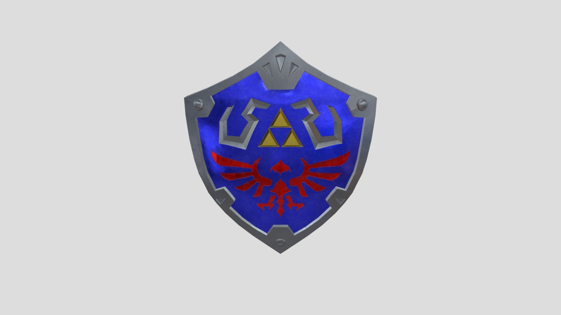 Hylian Sheild - 3D model by kaitlynRodriguez [f2d880d] - Sketchfab