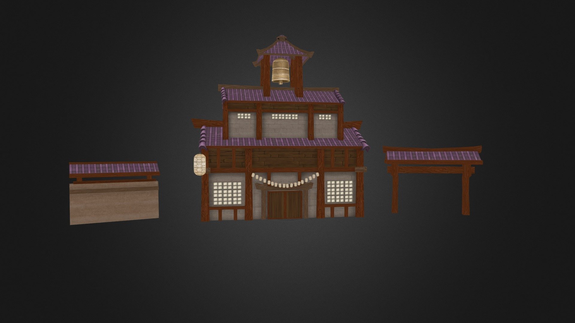 TMNT mutant madness town background assets - 3D model by Jasper Rubino ...