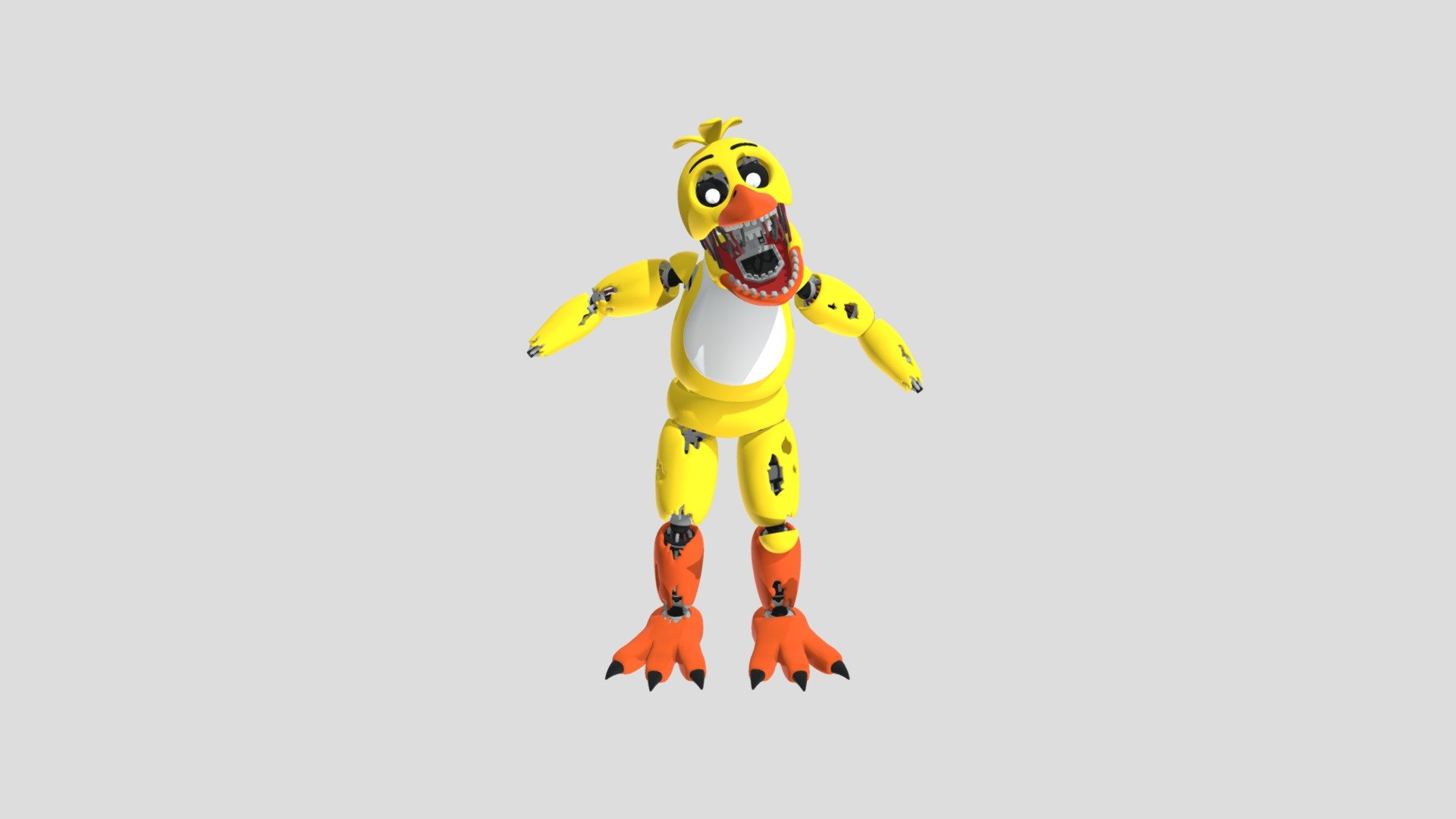 Phantom Chica - Download Free 3D model by AndyBy2002 [f2db331] - Sketchfab