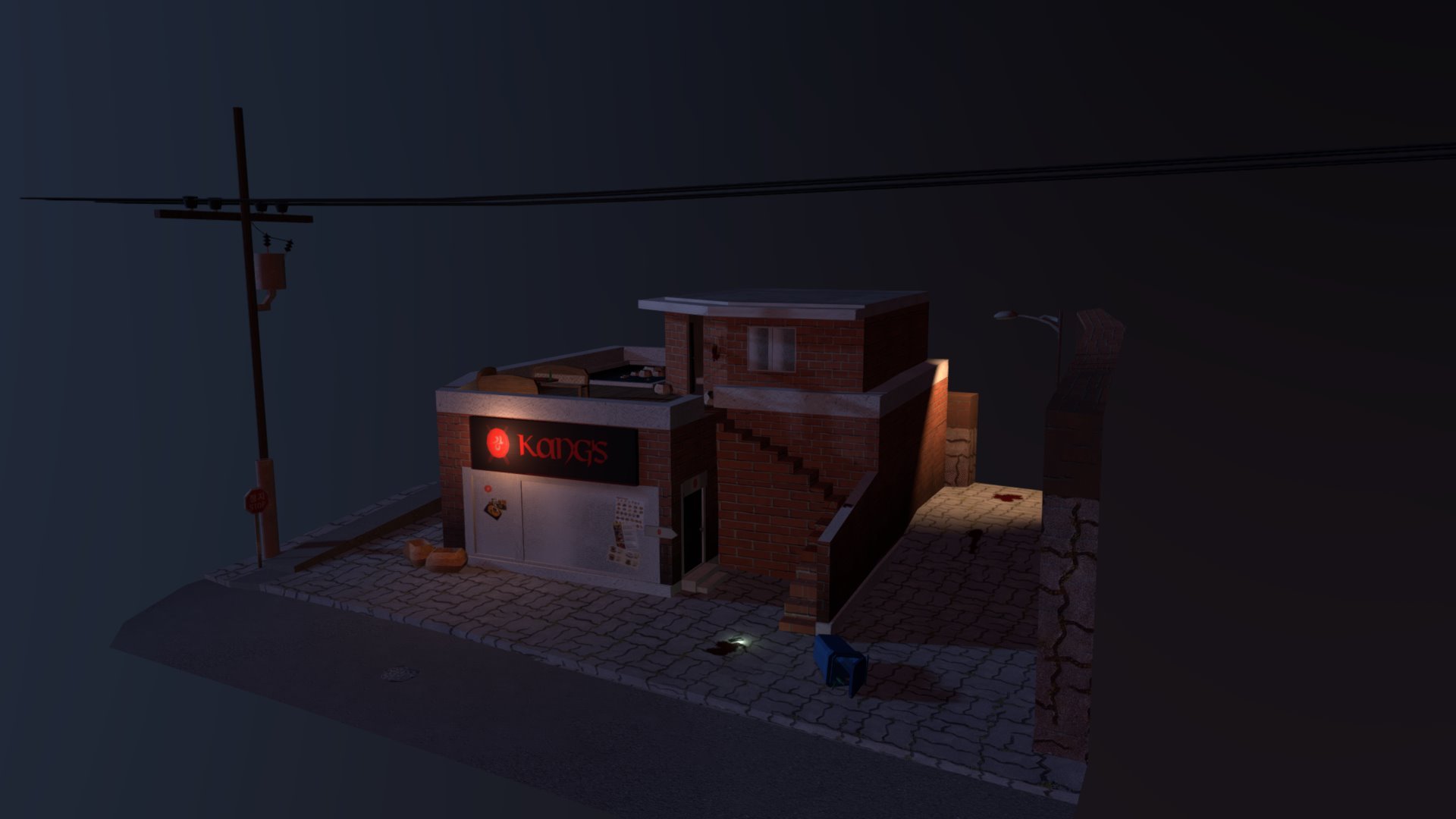 Murder scene - 3D model by Dragonartemia [f2dd681] - Sketchfab