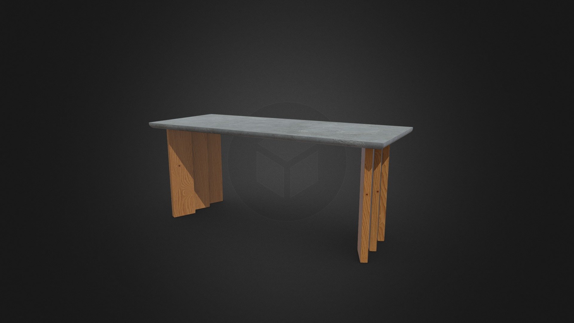 Table_wave_001 | oxterium - 3D model by oxterium [f2de6cf] - Sketchfab