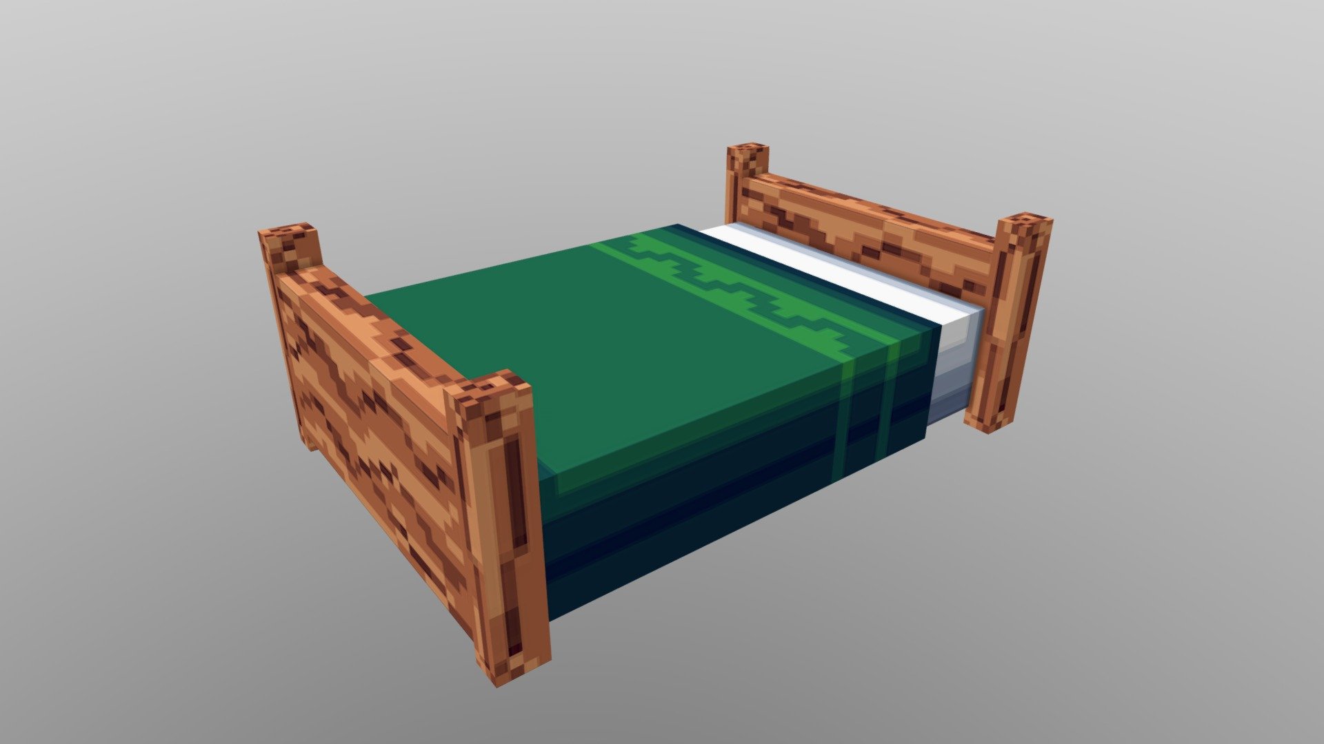 PixelBed1 - 3D model by dreambornmuse [f2e0b32] - Sketchfab