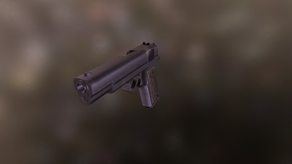 M1911 - 3D model by Carlos Gomez (@carlosgomez) [f2e0c0d] - Sketchfab