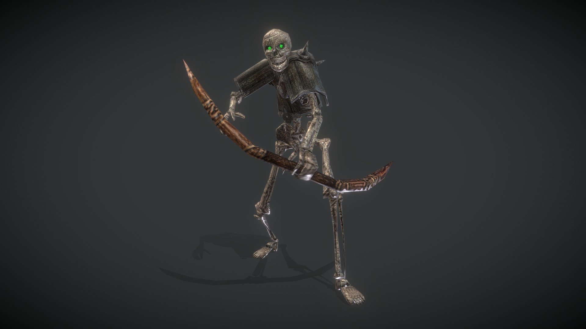 Skeleton Archer A - 3D model by Tokiyoshi Takaya (@takayatokiyoshi ...
