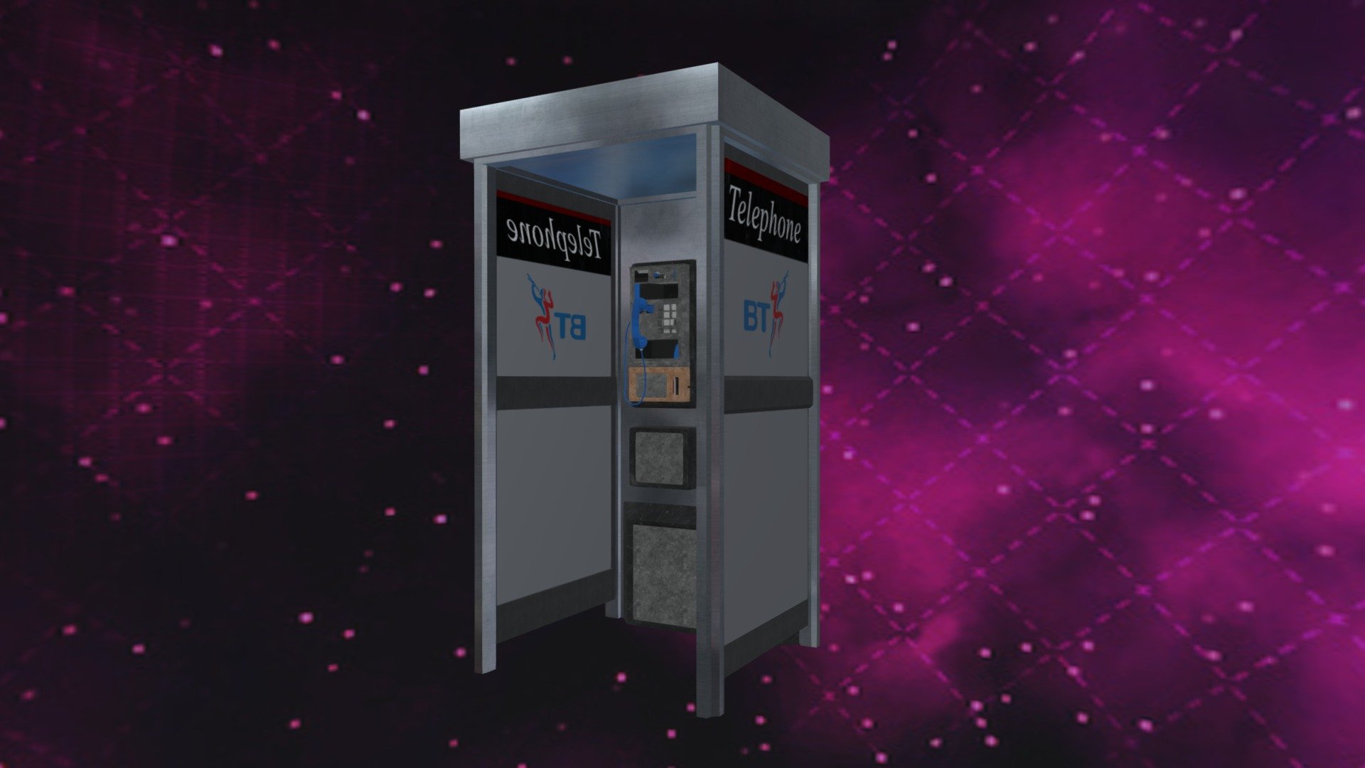 BT Phone Box (v0.1) .Blend FREE Low Poly - Download Free 3D model by ...