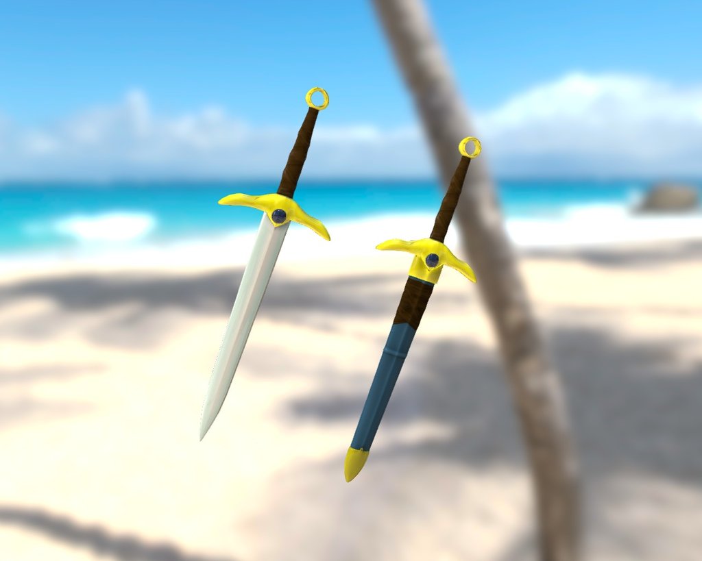 Sword from Landstalker - 3D model by spidermaniac1 [f2e54aa] - Sketchfab