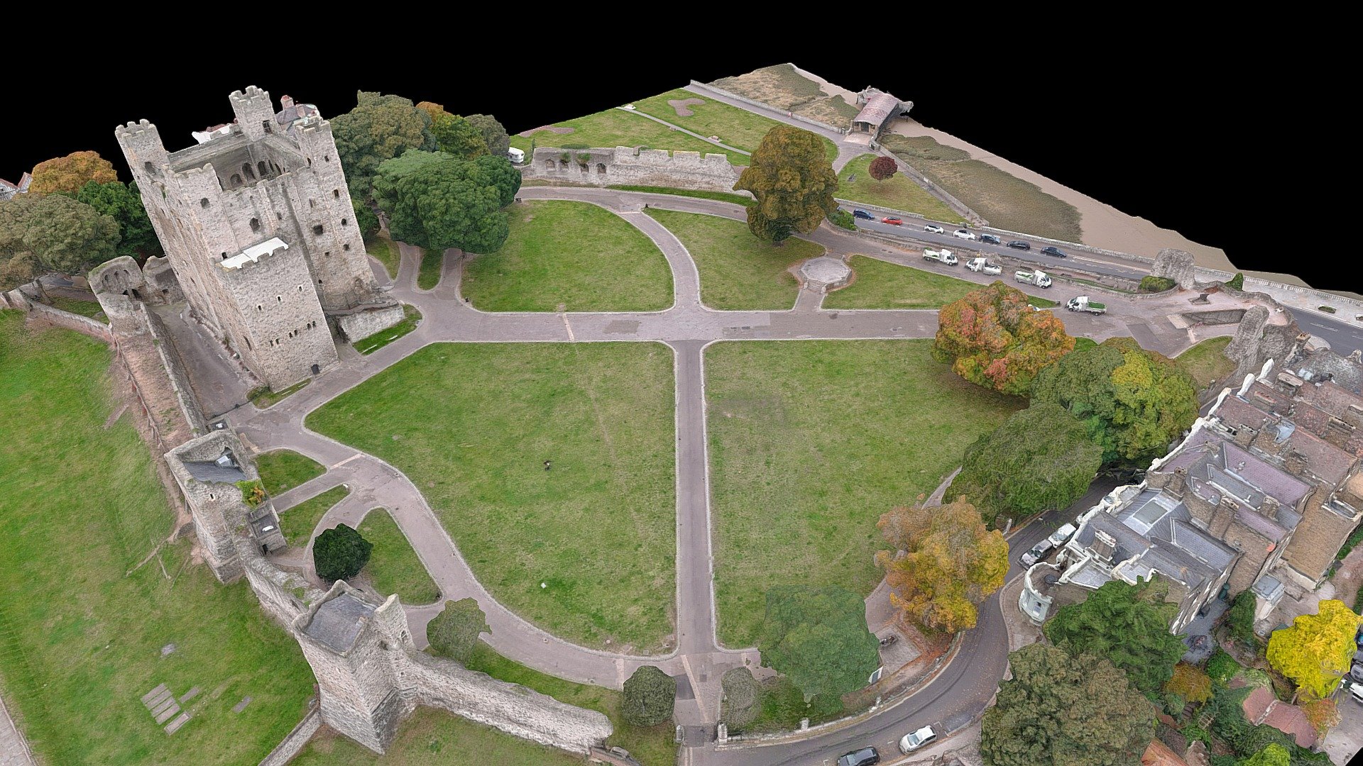 Rochester Castle - 3D model by Kent Archaeological Society ...
