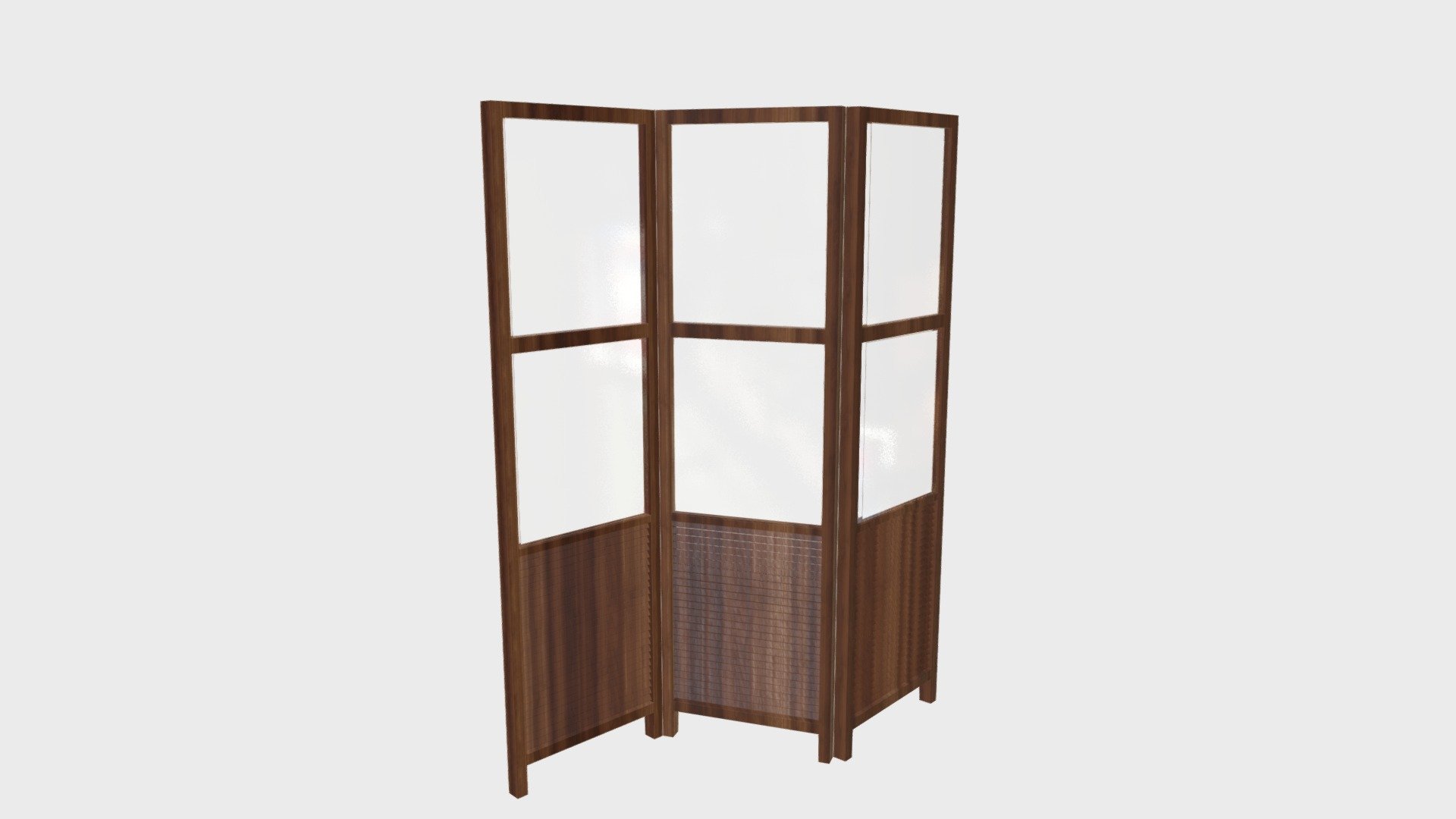 Folding screen panel room divider - Buy Royalty Free 3D model by ...