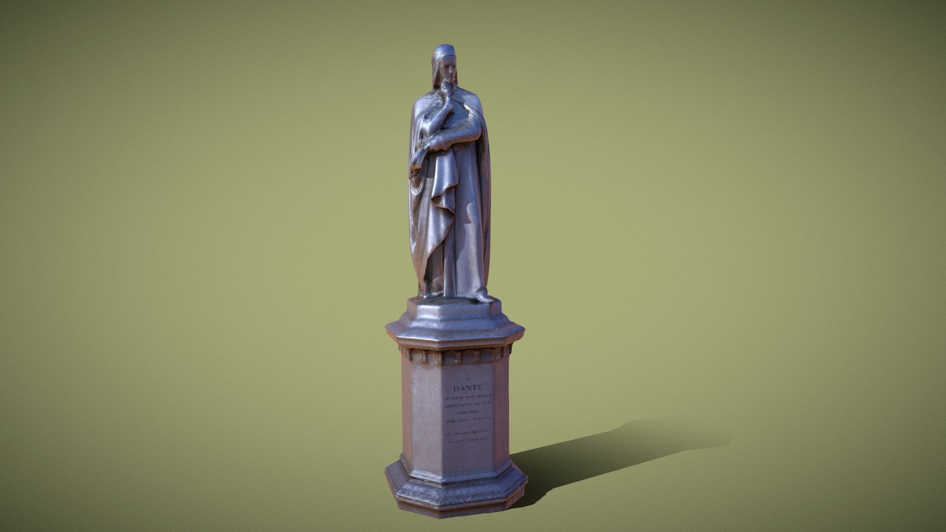 Dante Statue - Download Free 3D model by Invictus.Art.00 [f2e8eae ...