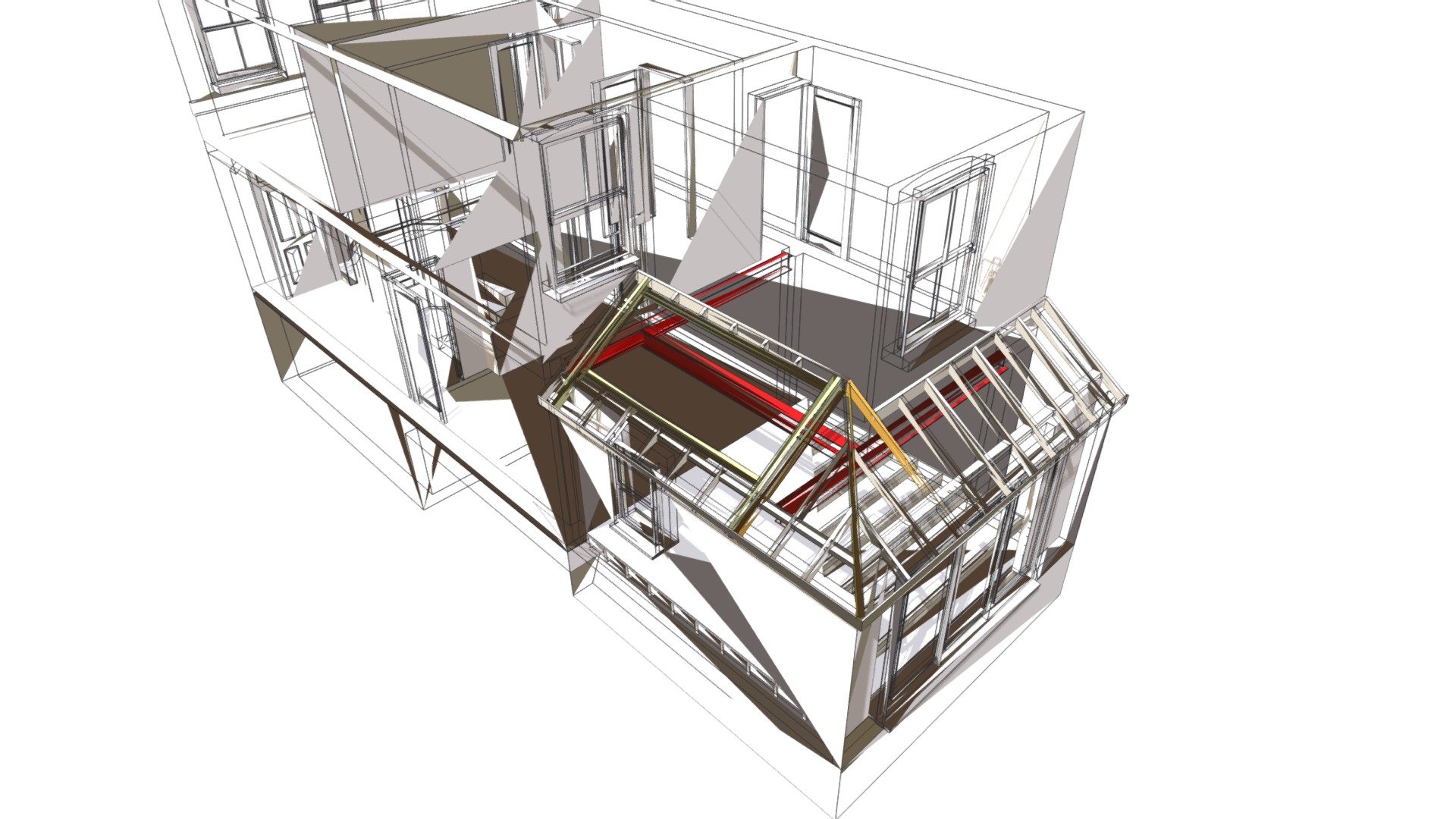 45 Albion Road - Structure - 3D model by fretwells [f2e8f0d] - Sketchfab