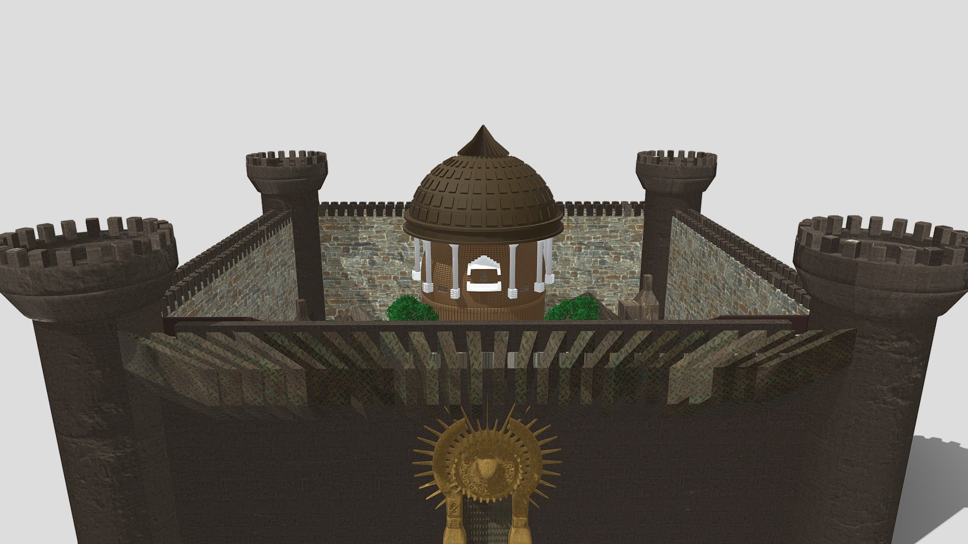 simple princess castle - 3D model by Amr Ezz (@amr_ezz) [f2e91ed ...