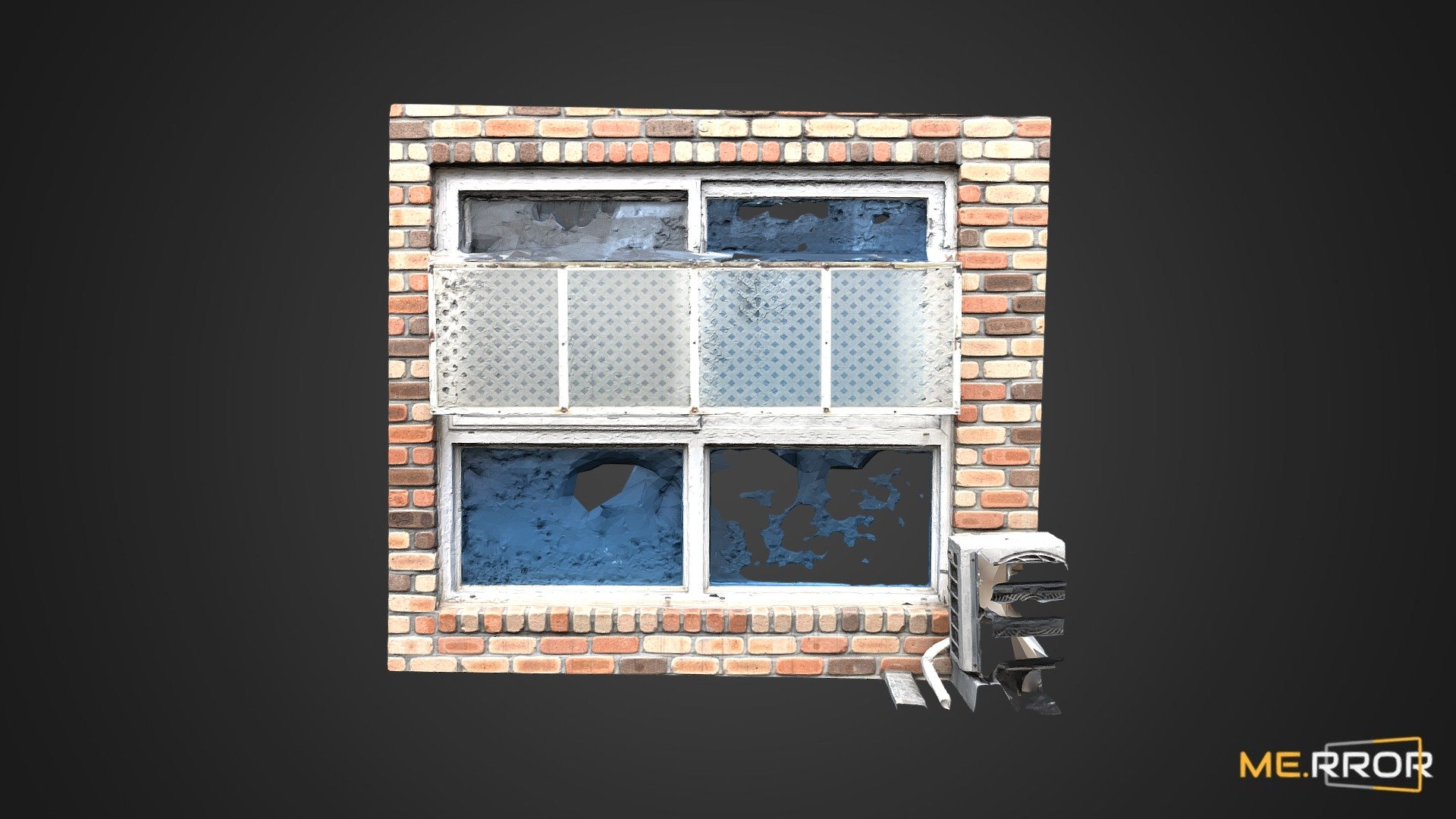 Korean Window with Brick Wall 12 - Buy Royalty Free 3D model by ME.RROR ...