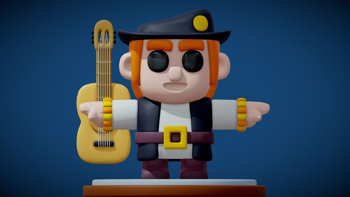 Guitarist 3D models - Sketchfab