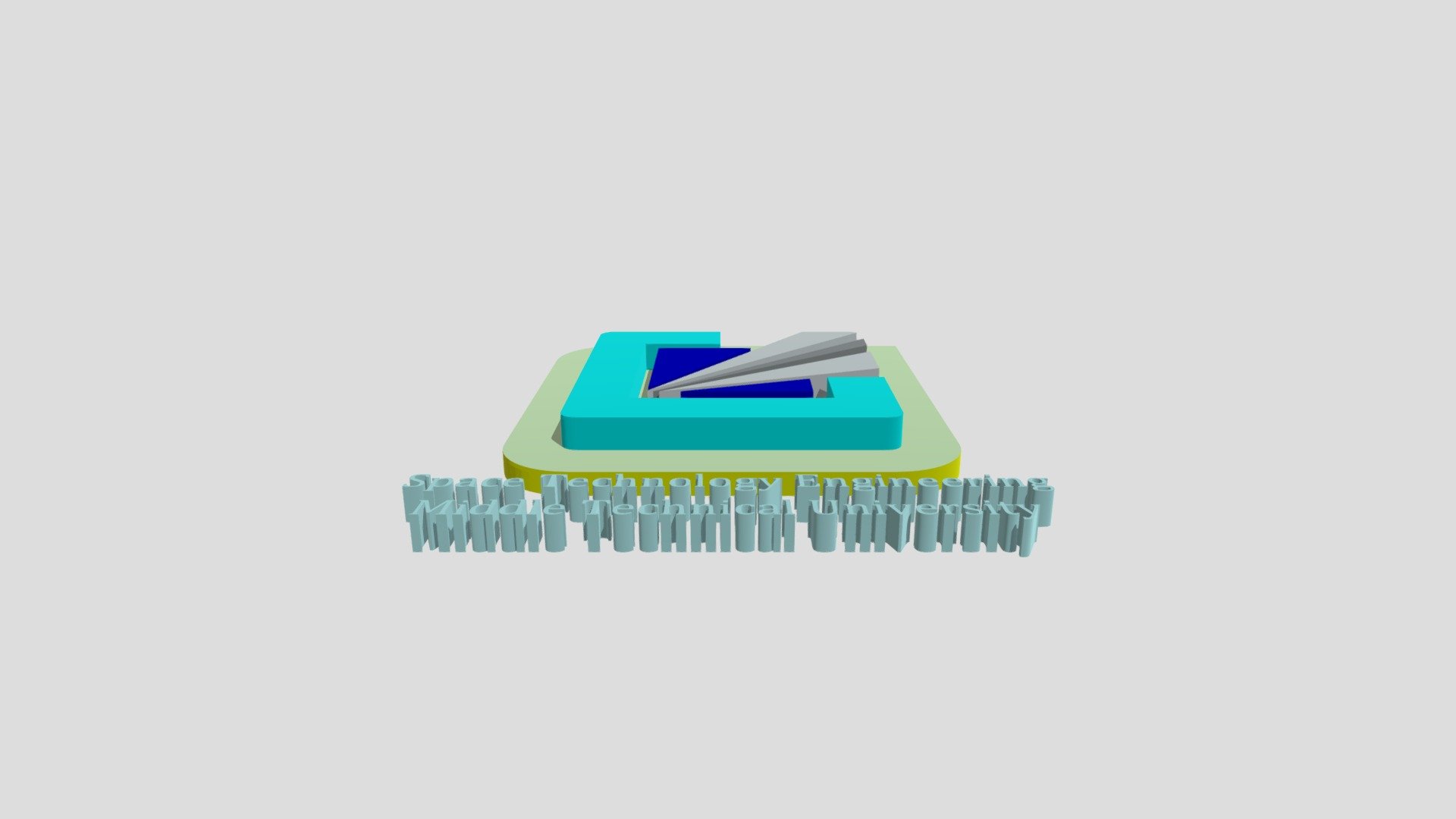 Space Technology Eng. Logo - Download Free 3D model by Dr. Ahmed Jabbar ...