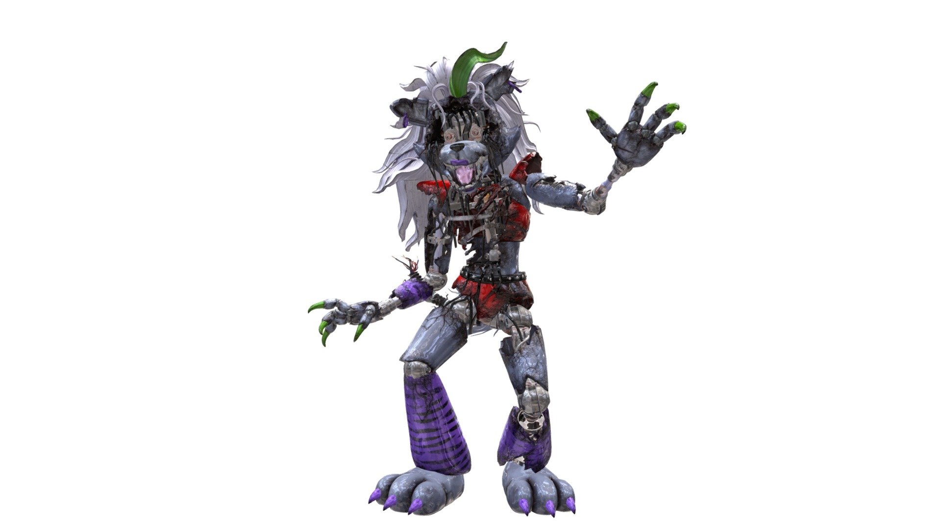 Shattered Roxanne Wolf - Download Free 3D model by RoxanneTheArtist945 ...