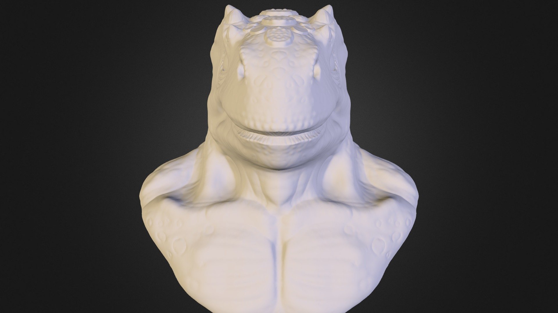 Lizard Sculpt Bust - 3D model by Callum Tweedie-Walker (@callumtw ...