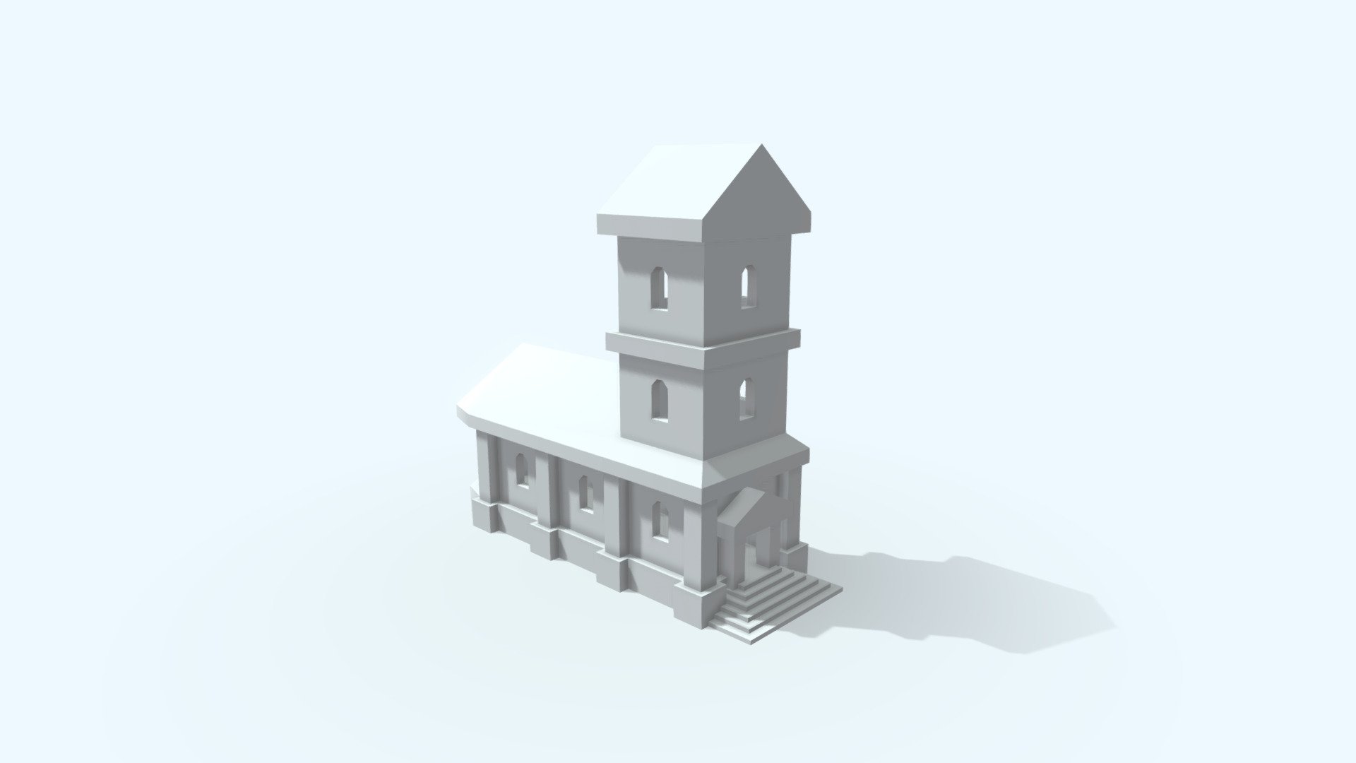 Chapel - 3D model by a0405u [f2f048d] - Sketchfab