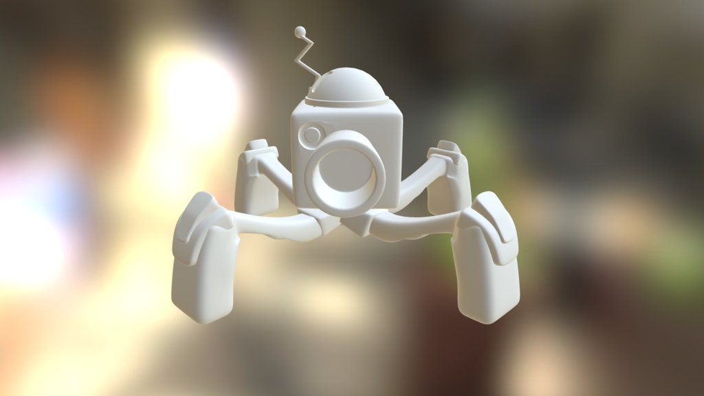 Alien robot - 3D model by GrIce [f2f1f60] - Sketchfab