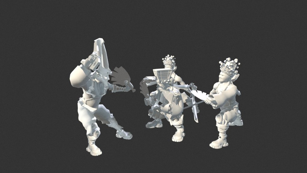 8 Generals (Front Group 4) - 3D model by hysaint3d [f2f394b] - Sketchfab