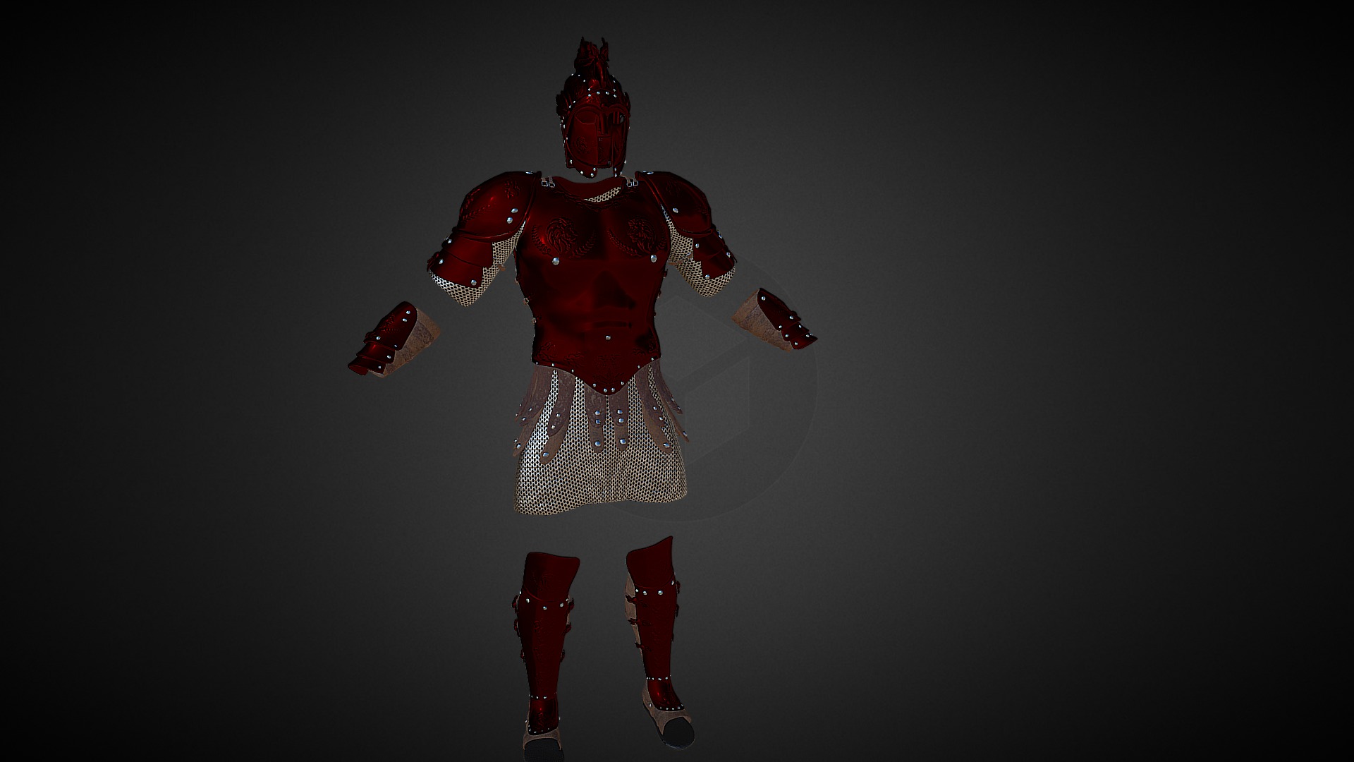 Fantasy Armor (Blood Armor V1) - 3D model by prometheanstudio1 [f2f429e ...