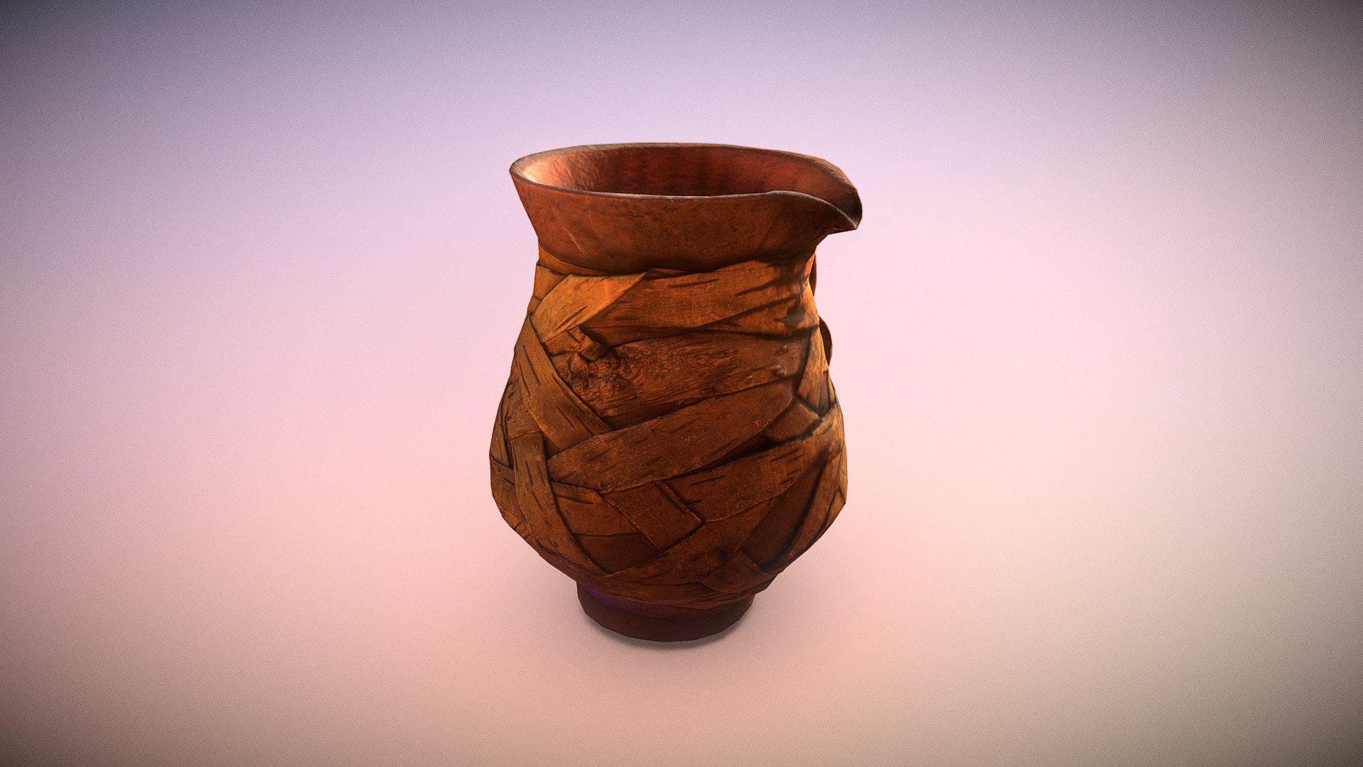 Pot with tree bark - Buy Royalty Free 3D model by Mantas Talmantas ...