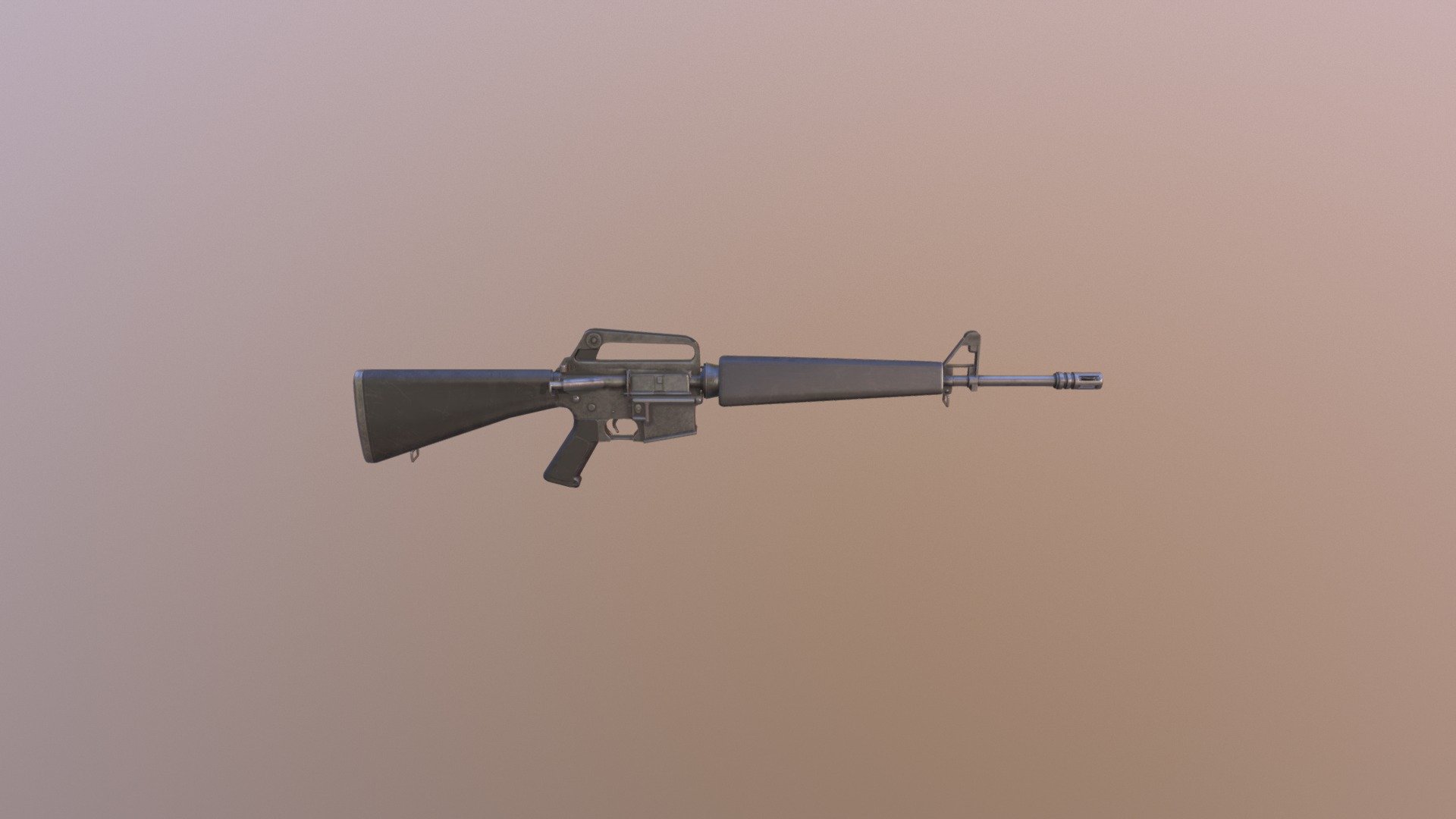 M16a1 - 3D model by N3crowolf [f2f6327] - Sketchfab