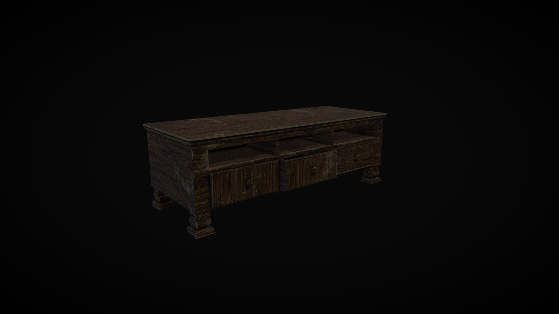 Television Table - Buy Royalty Free 3D model by FordVFX [f2f6b2e ...