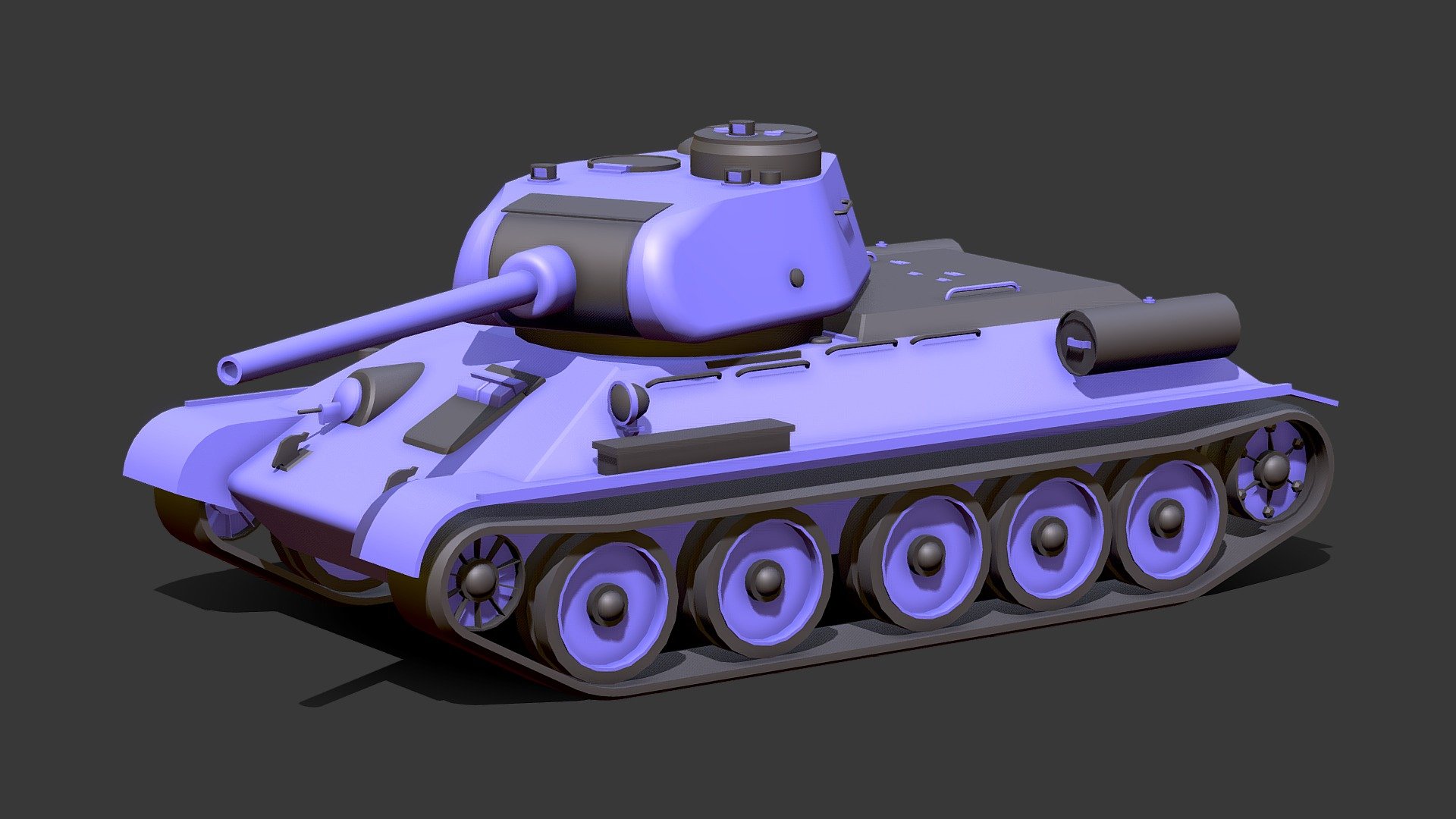 T-34-85 - 3D model by L.u.X [f2f7a8b] - Sketchfab