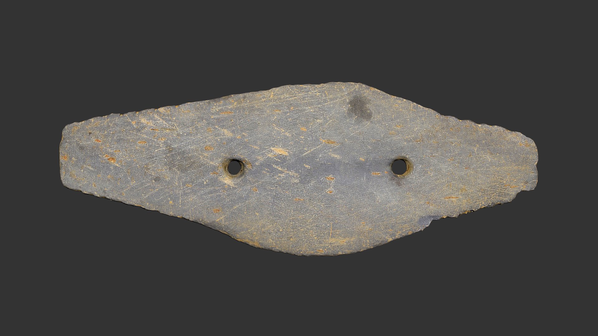 Stone Gorget (2094a8447-2) - Download Free 3D model by RLA Archaeology ...