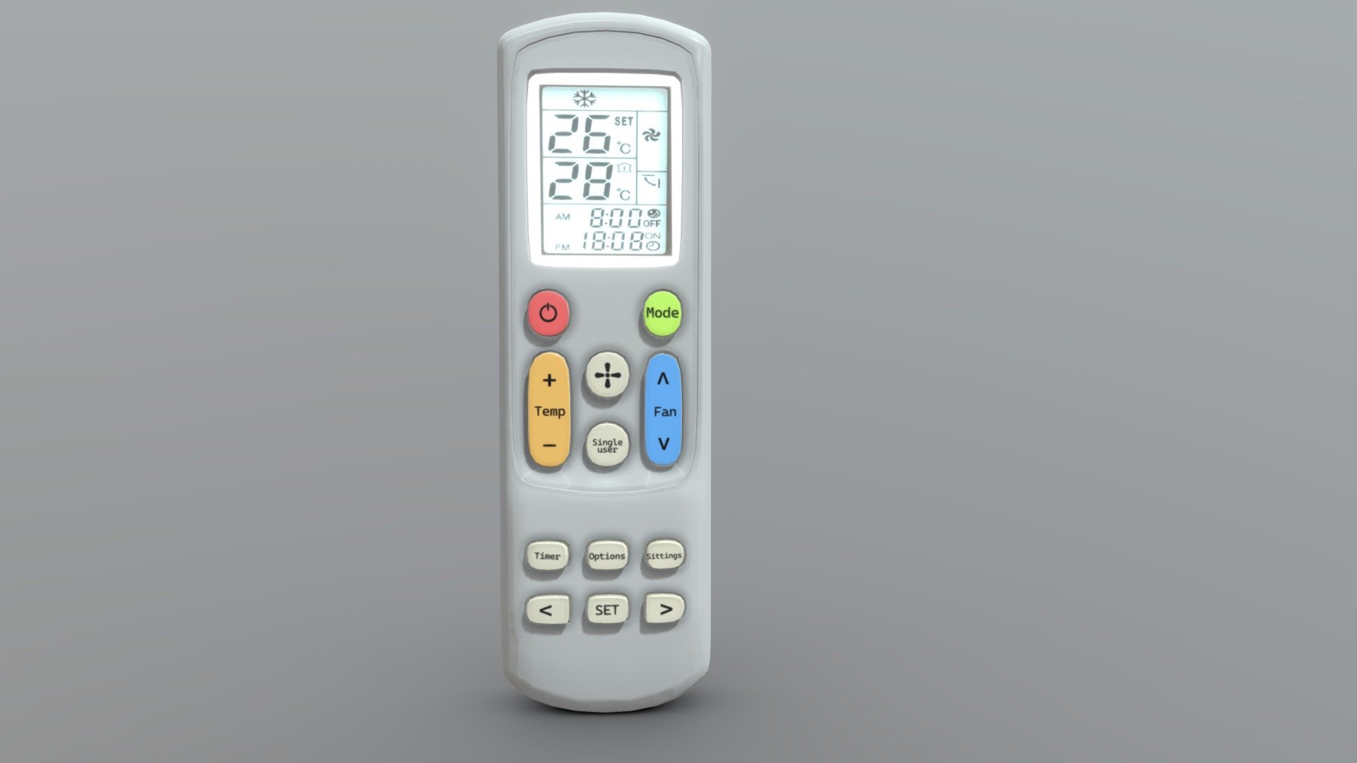 AC Remote ( FREE ) - Download Free 3D model by rajatnidaria [f2f8669 ...