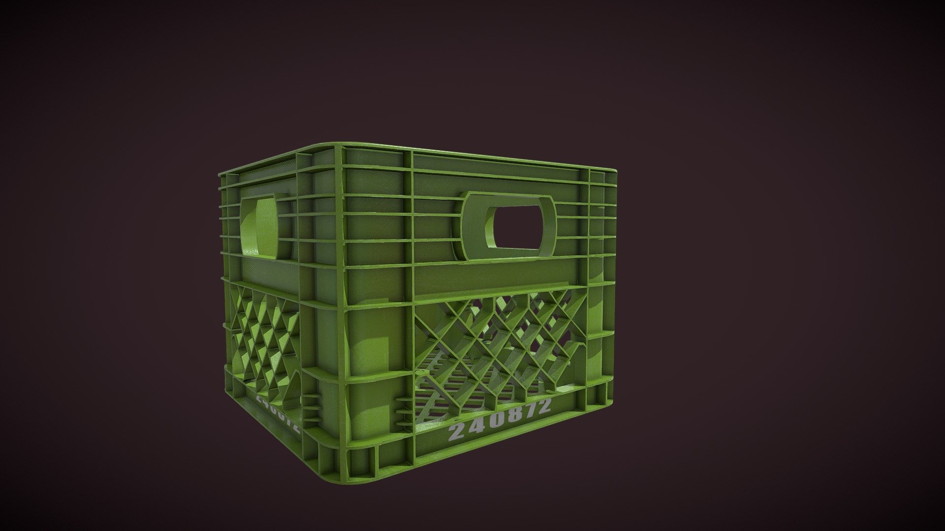 Milk_Crate - 3D model by Josee Giroux (@Teckdana) [f2f88a3] - Sketchfab