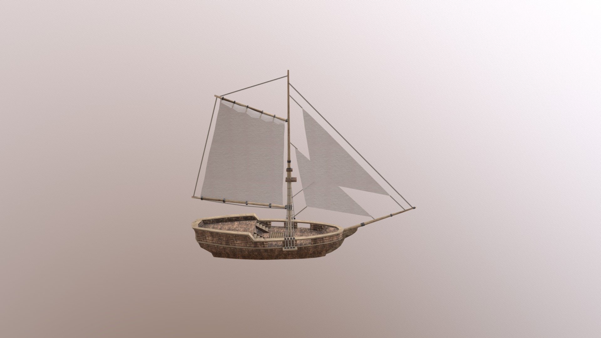 Sloop Textured Fixed - 3D model by mckaymanning [f2f8e1f] - Sketchfab