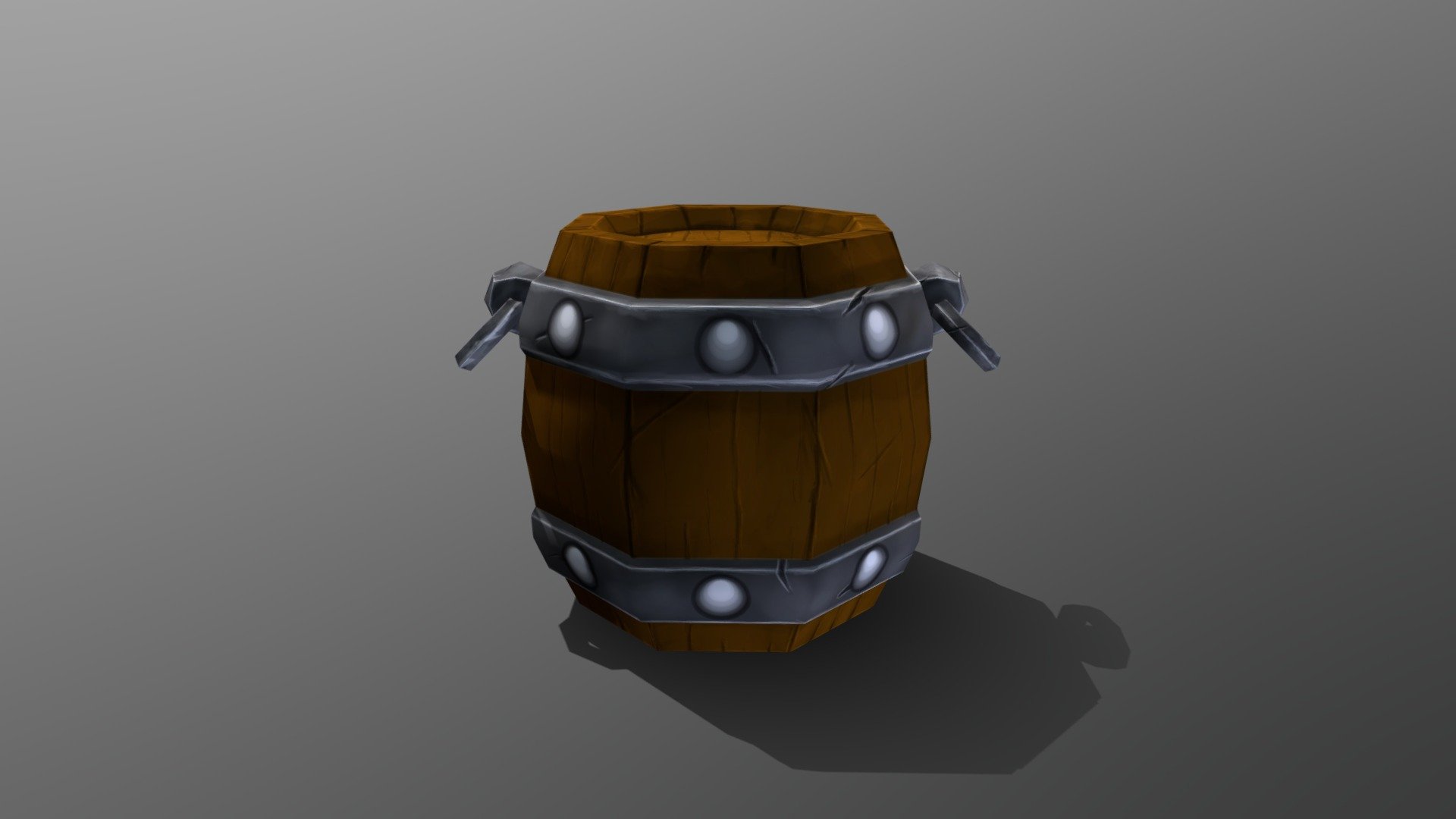 Hand Painted Barrel Practice - Download Free 3D model by SergioHdez ...