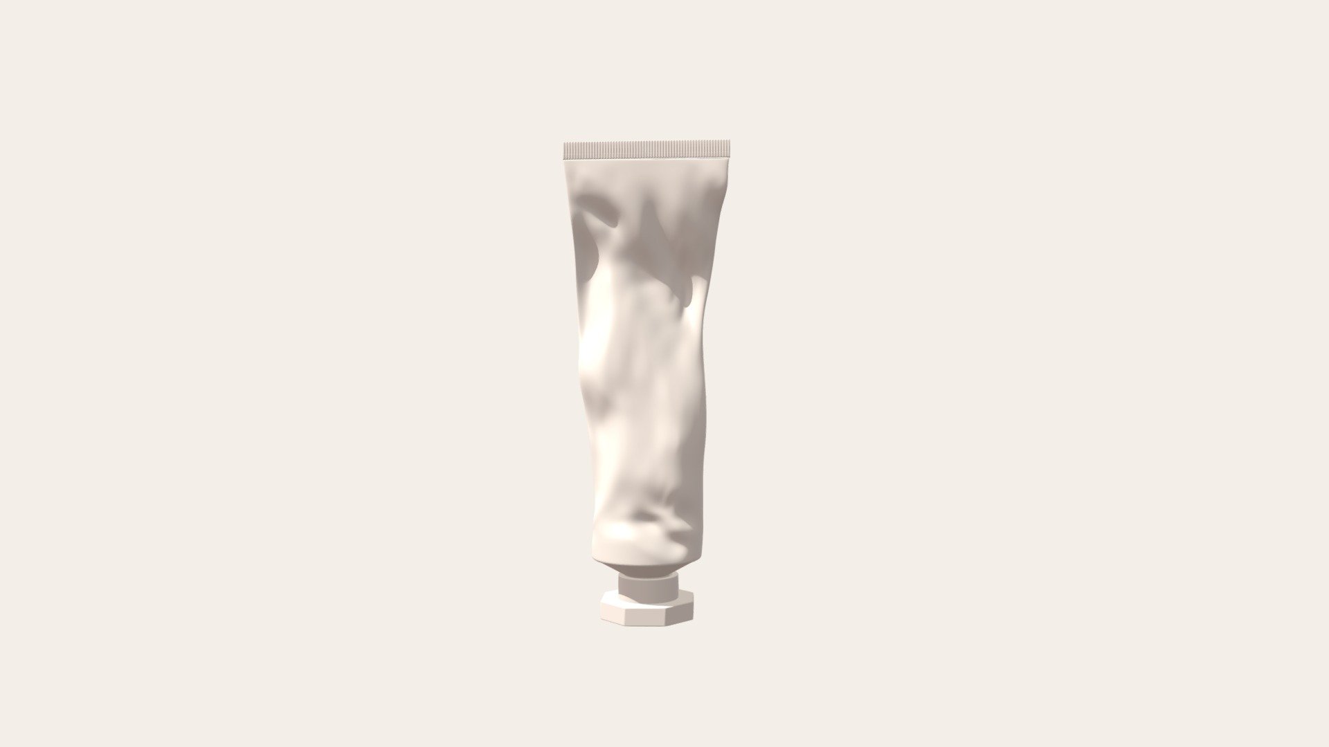 Hand Cream Tube Smashed - 3D model by draftwork [f2fae83] - Sketchfab