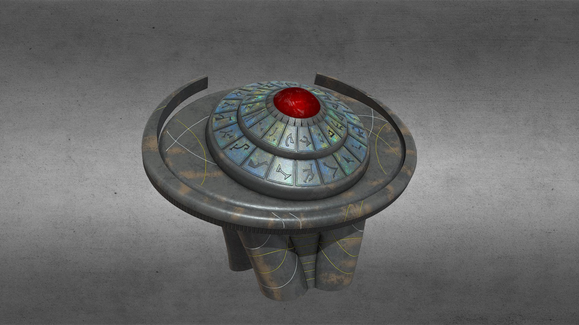Stargate DHD - Buy Royalty Free 3D model by mc477 [f300336] - Sketchfab Store