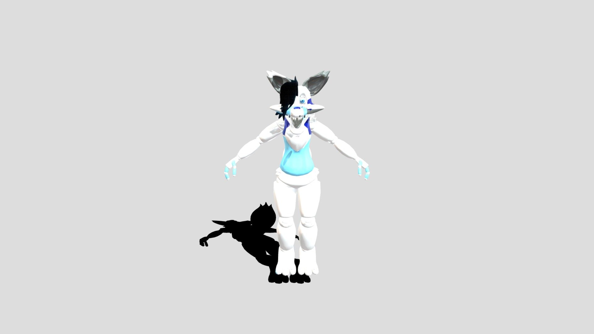 blue-mangle-edit-fnaf - 3D model by loryeeleng05 [f3003b1] - Sketchfab