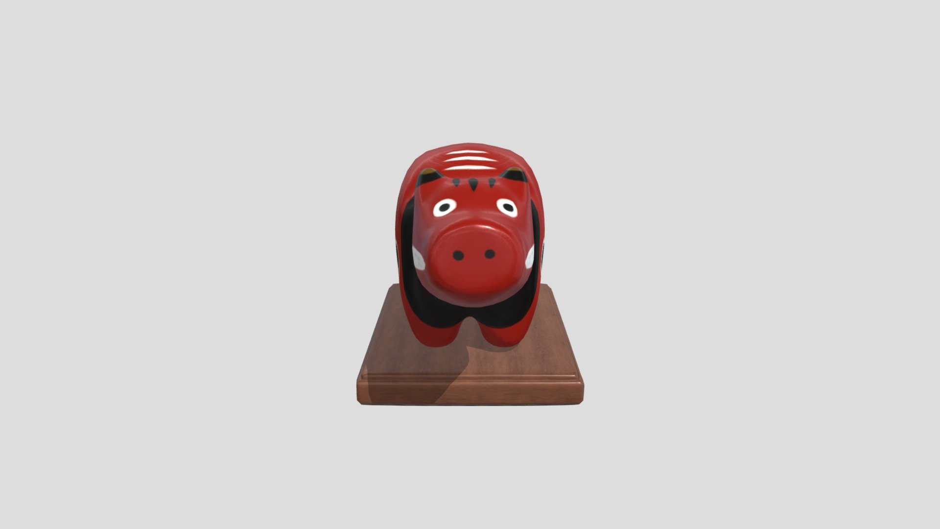 Akabeko - 3D model by n0r1 (@XianHuiHengTian) [f3003b8] - Sketchfab