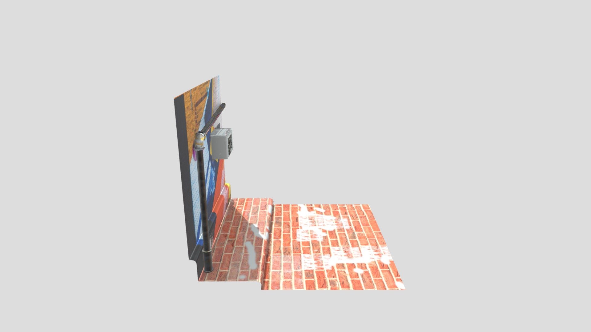 Alleyway - 3D model by magzilla [f3021b7] - Sketchfab
