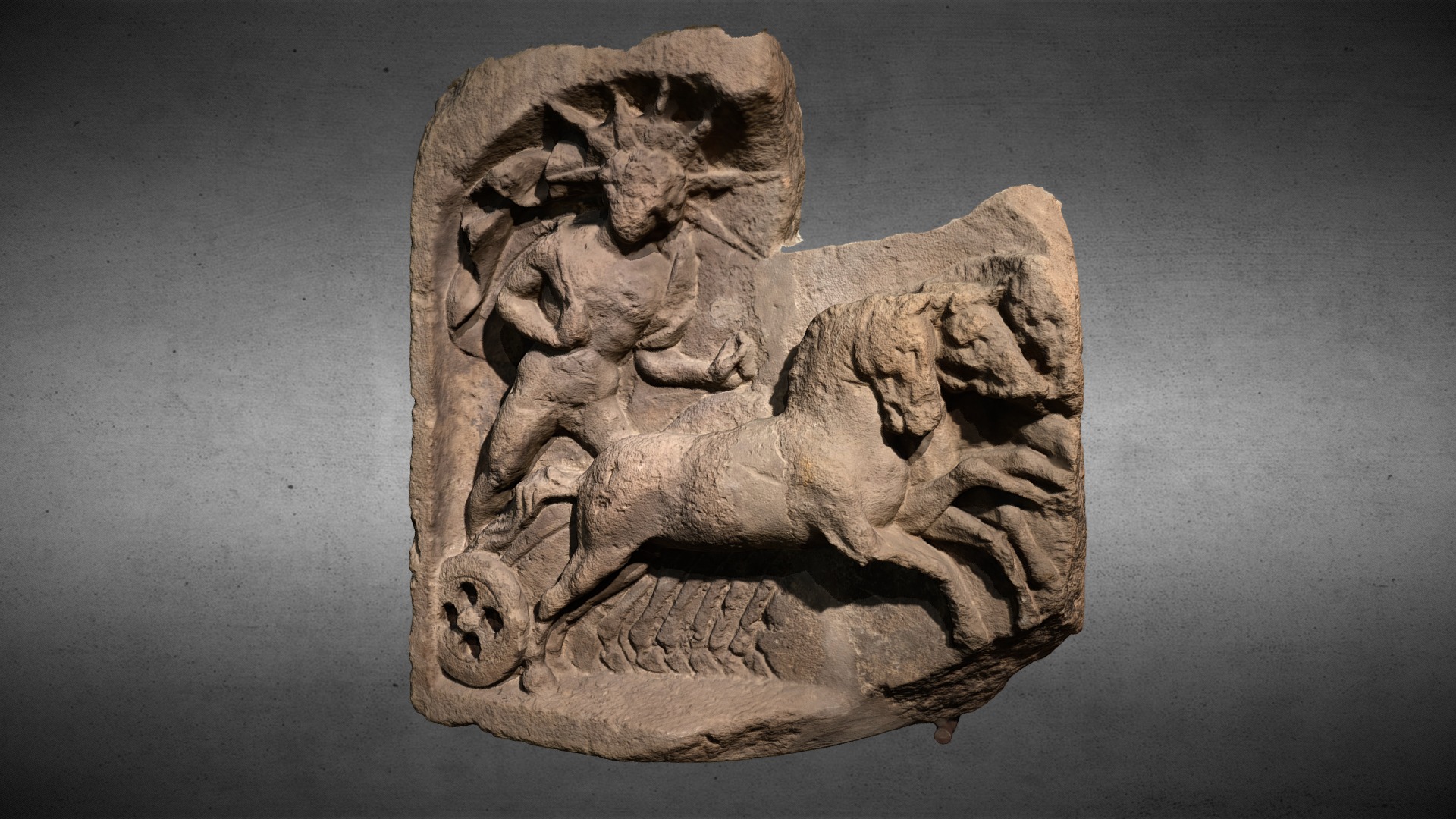 relief depicting the god Helios - Download Free 3D model by Geoffrey ...