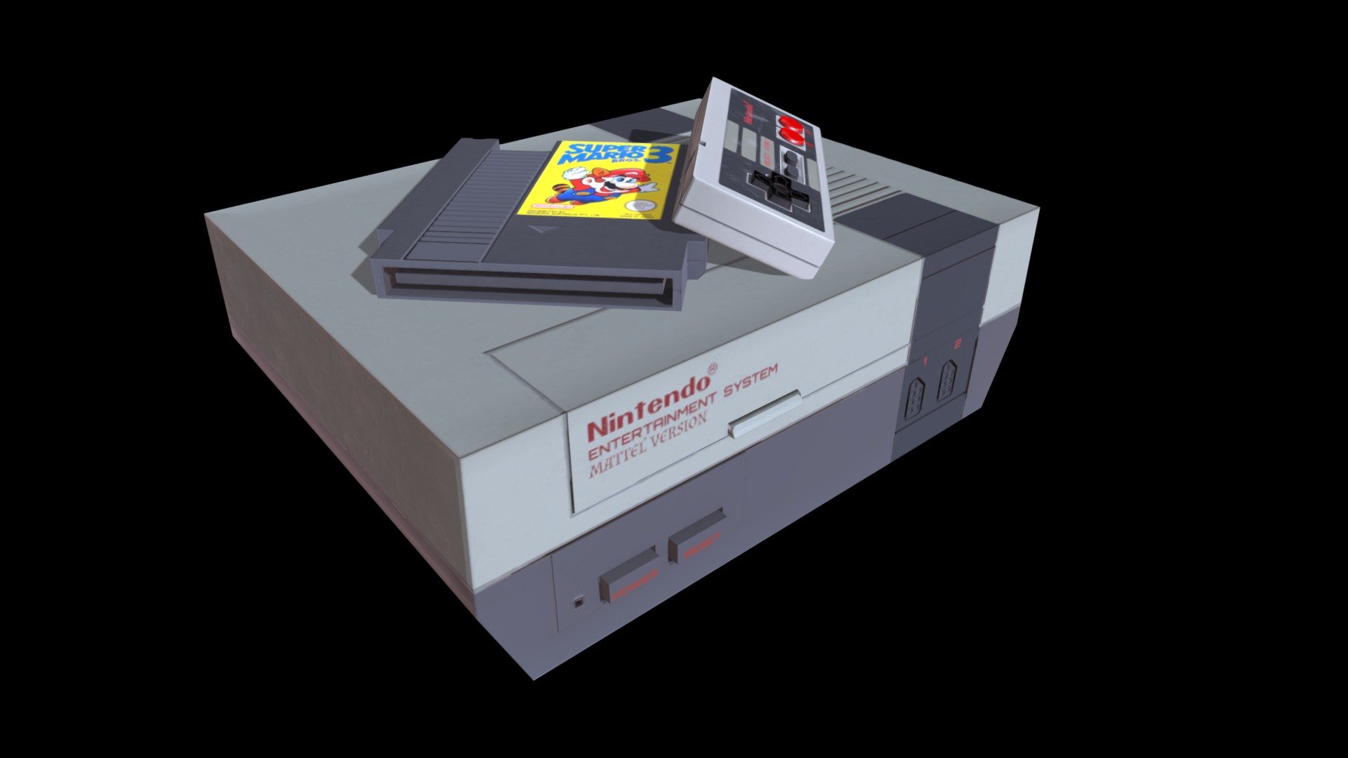 NES Collection (Degree Course Assignment) - 3D model by George ...