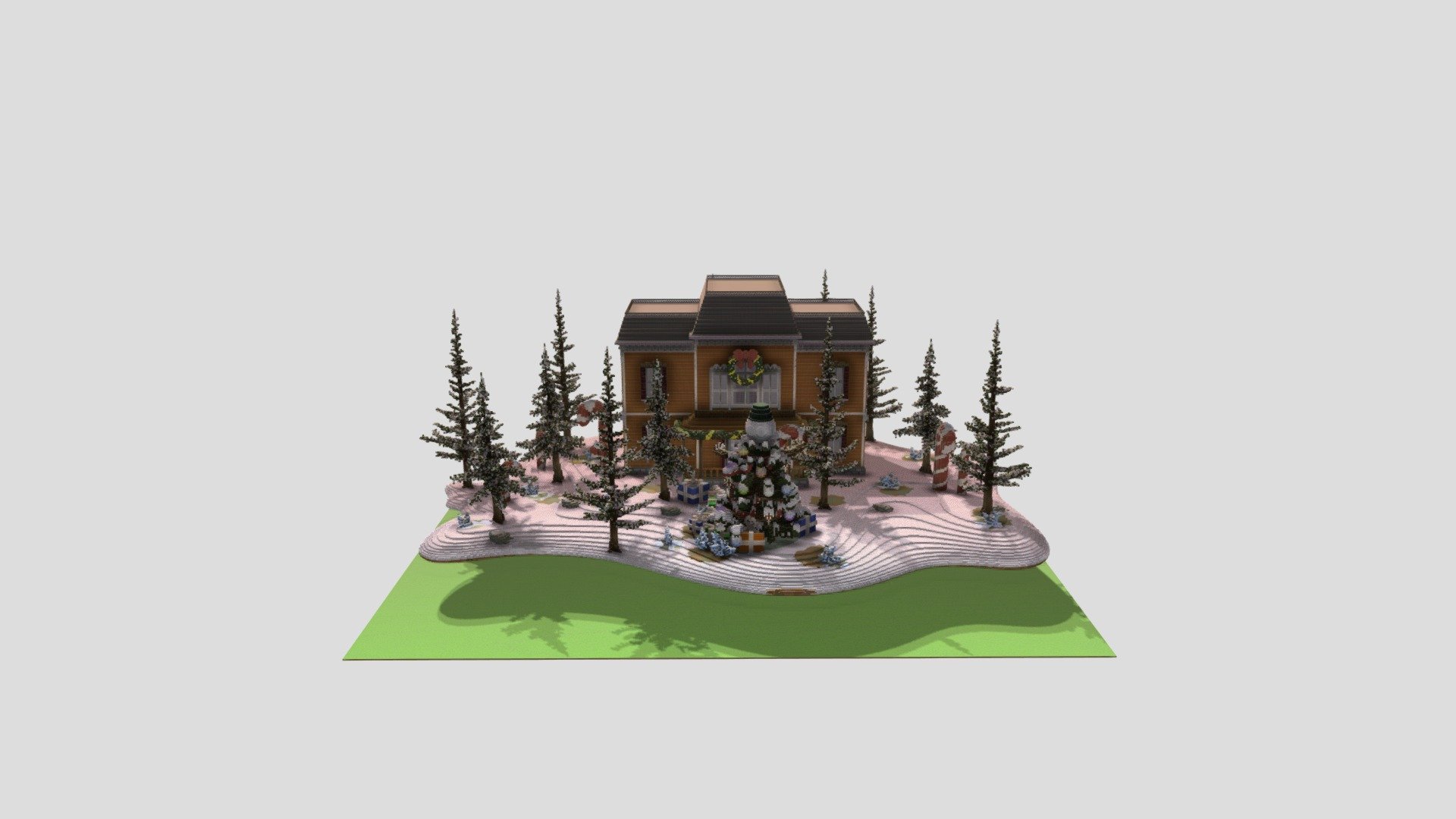 Christmas House Hub - 400x400 - 3D model by Senior Studios ...