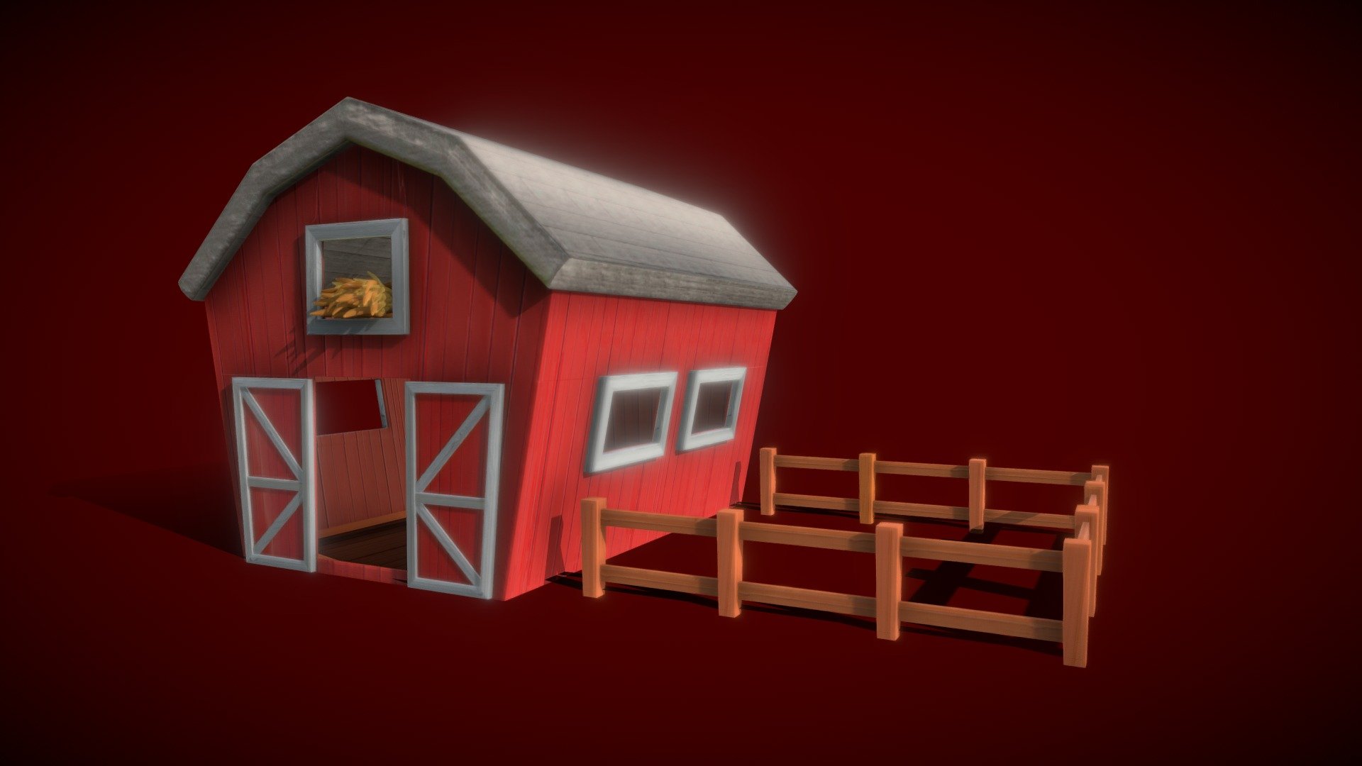 Farm Building - 3D model by kewag.swiss [f3060fe] - Sketchfab